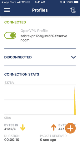 如何在iOS上设置OpenVPN V3客户端